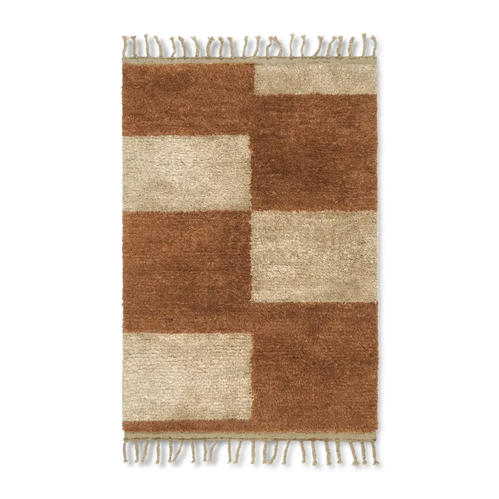 Köp Mara handknuten matta 80x120 cm från Ferm LIVING | Svenssons.se