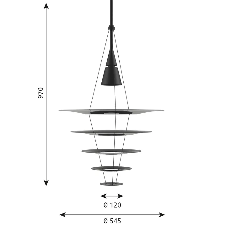 Köp Enigma 545 pendel från Louis Poulsen | Svenssons.se
