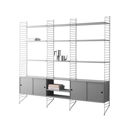 Köp String bokhylla kombination B - grå från String | Svenssons.se