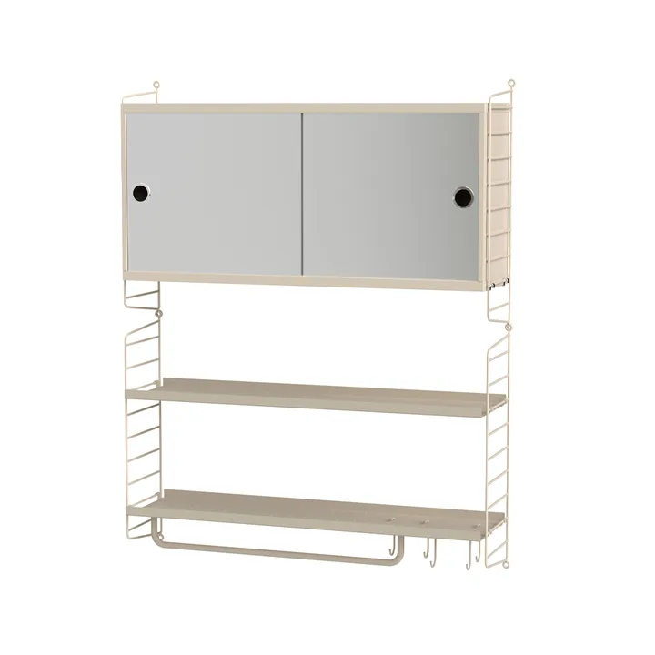 Köp Stringhylla badrum beige - Kombination C från String | Svenssons.se