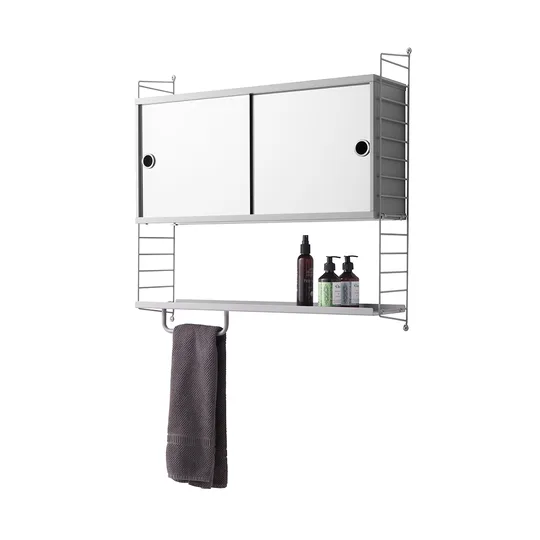 Köp Stringhylla badrum kombination B1 - grå från String | Svenssons.se