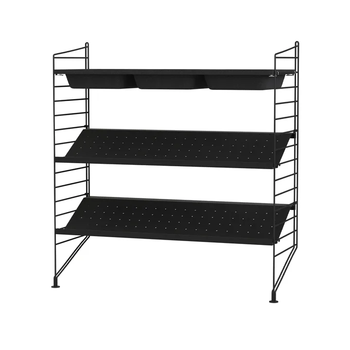 Köp Stringhylla hall svart - Kombination C från String | Svenssons.se