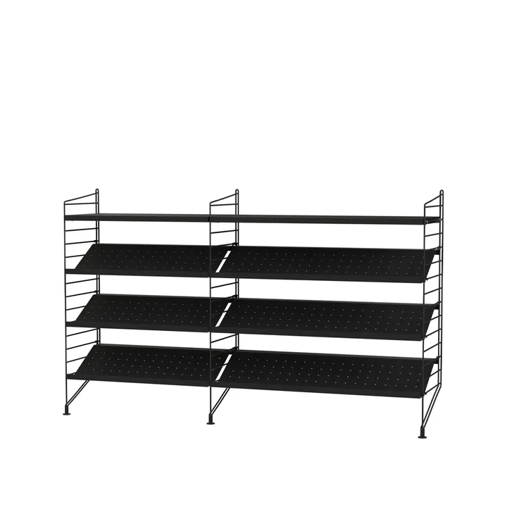 Köp Stringhylla hall svart - Kombination N från String | Svenssons.se