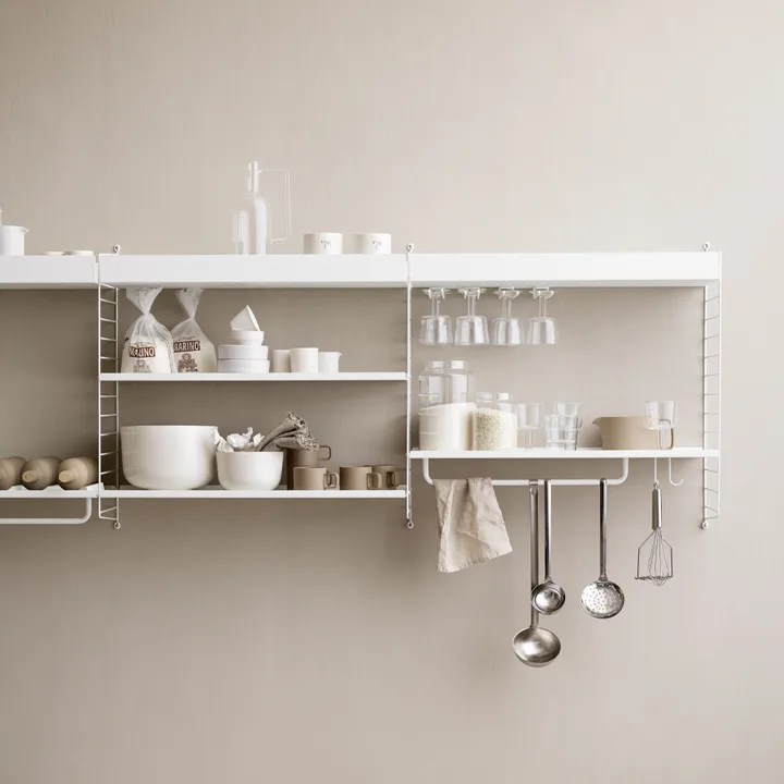 Köp Stringhylla kök vit - Kombination A från String | Svenssons.se