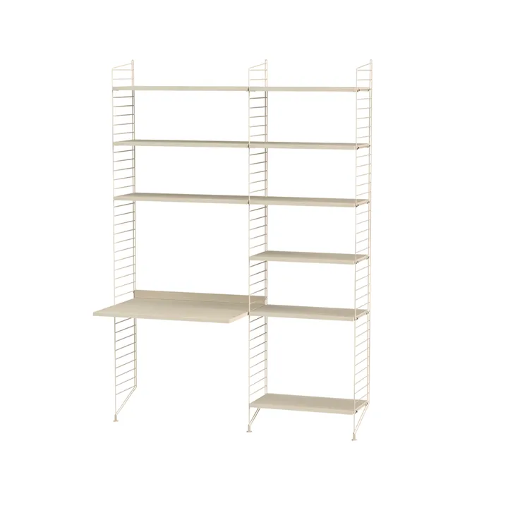 Köp Stringhylla kontor ask & beige - Kombination B från String ...