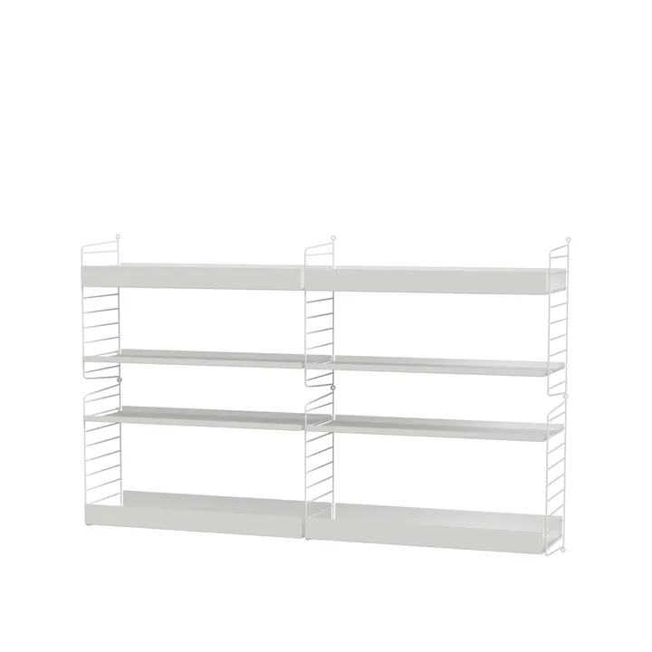 Köp Stringhylla vardagsrum vit - Kombination L från String | Svenssons.se