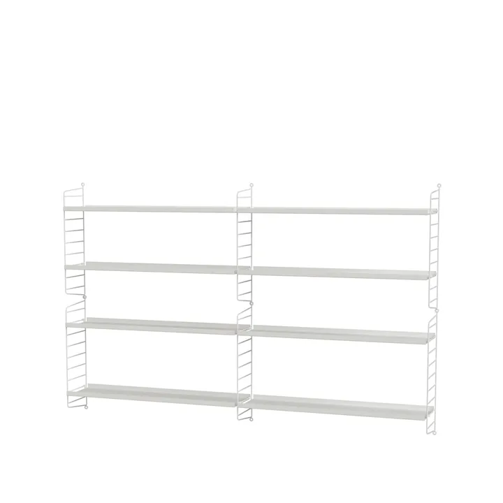 Köp Stringhylla vardagsrum vit - Kombination M från String | Svenssons.se