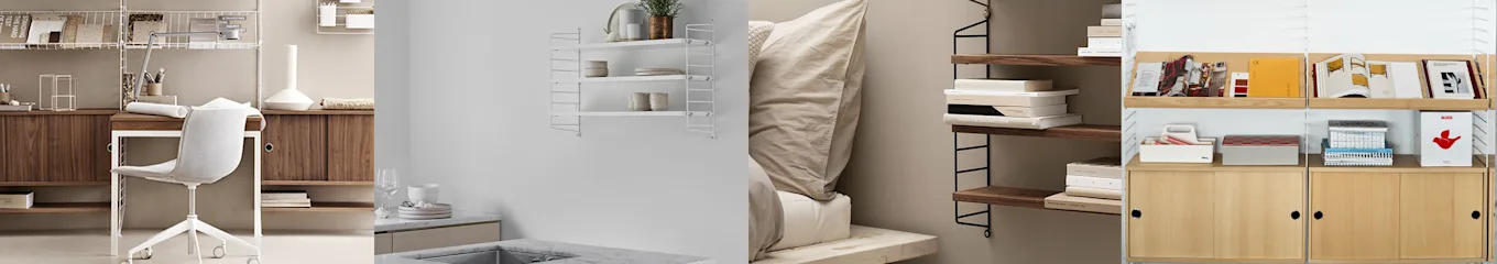 Stringhylla & hyllsystem från String | Svenssons.se